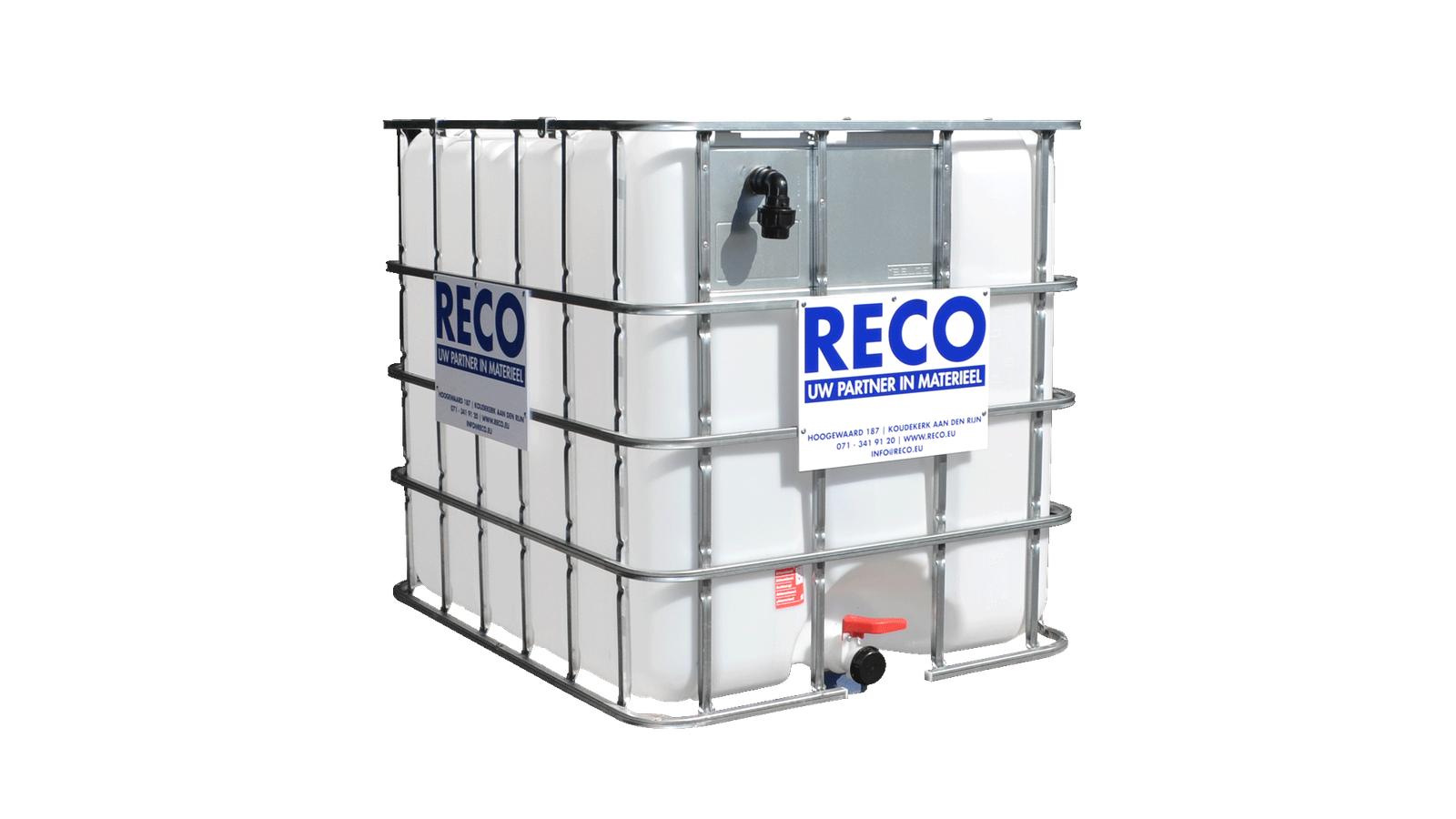 Watertank 1000 liter huren | IBC Container voor tijdelijke watervoorziening