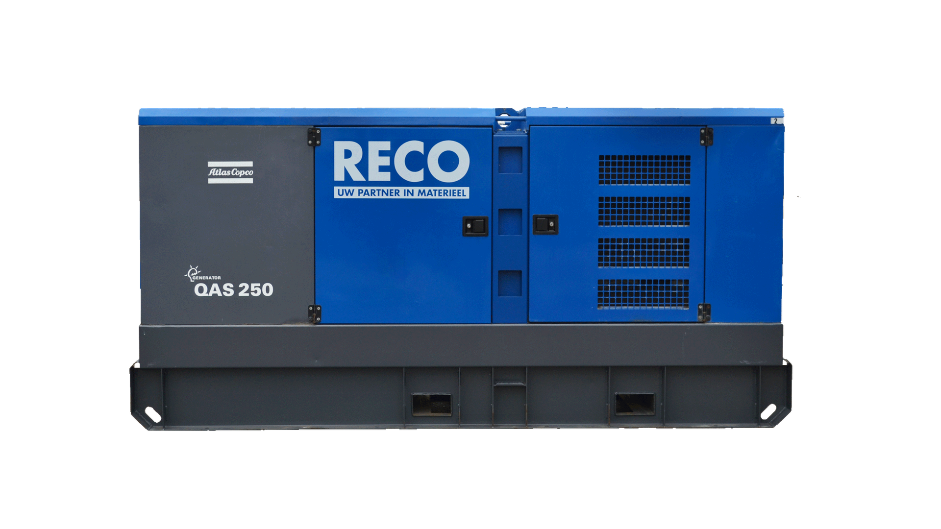 Atlas Copco Diesel-aggregaat huren 250 kVA, 200 kW