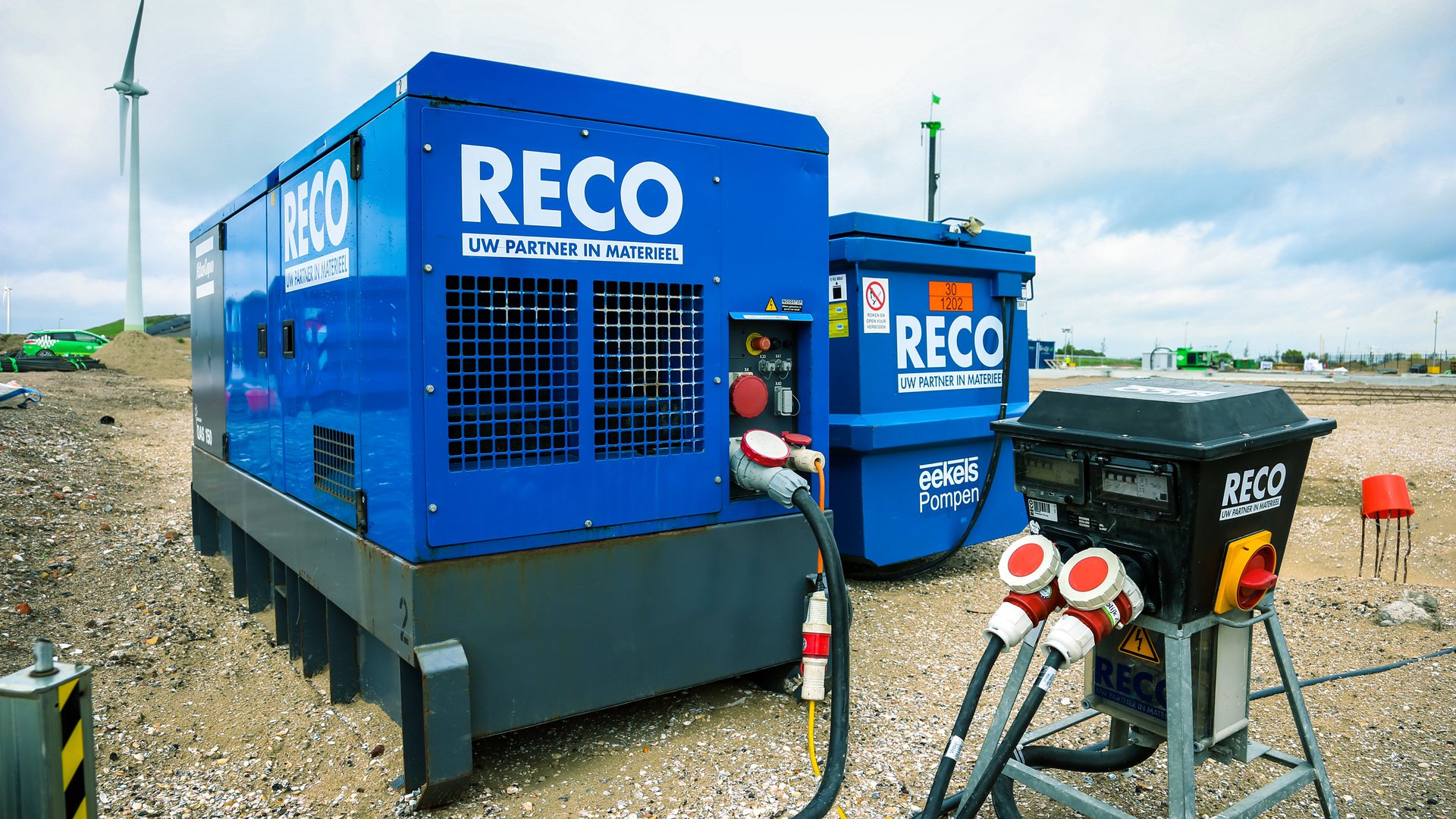 Atlas Copco Diesel-aggregaat huren 250 kVA, 200 kW