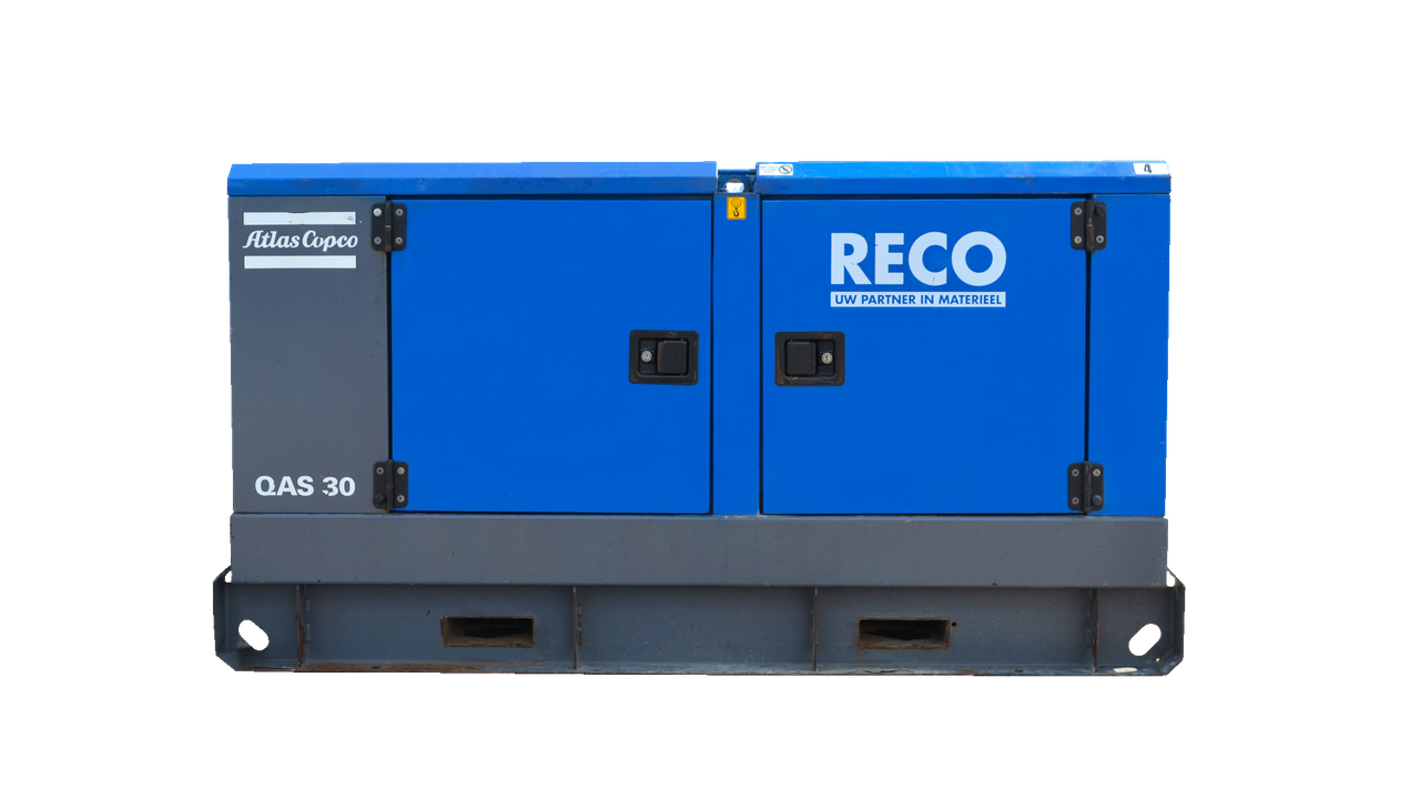 Diesel-aggregaat van Atlas Copco huren | 30 kVA, 24 kW